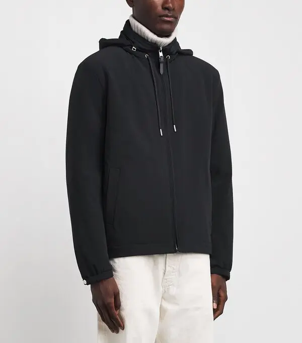 Sandro Padded Hooded Zip-up Jacket