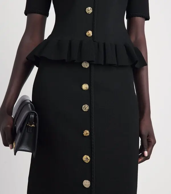 Claudie Pierlot Braid-detail Midi Skirt