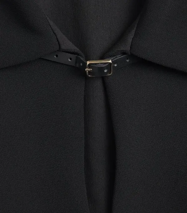 Sandro Layered Crepe Mini Dress