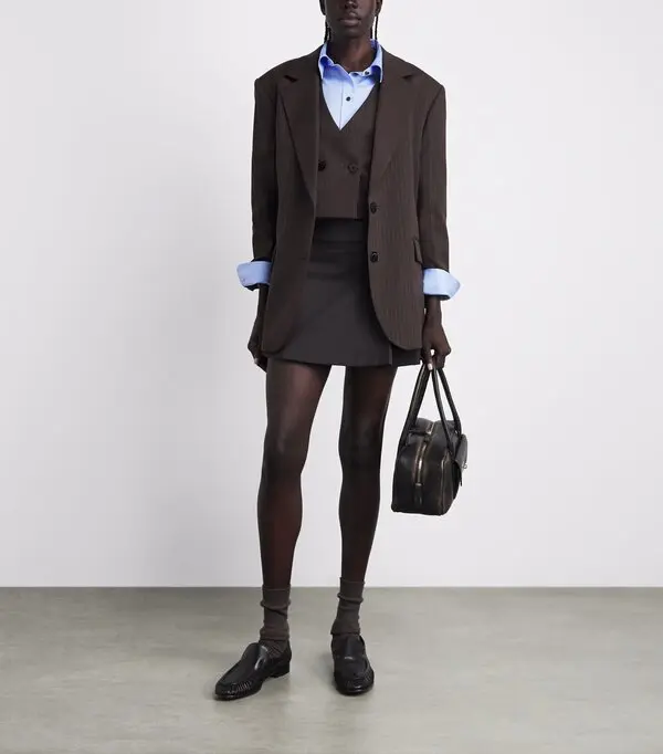 Sandro Striped Single-breasted Blazer