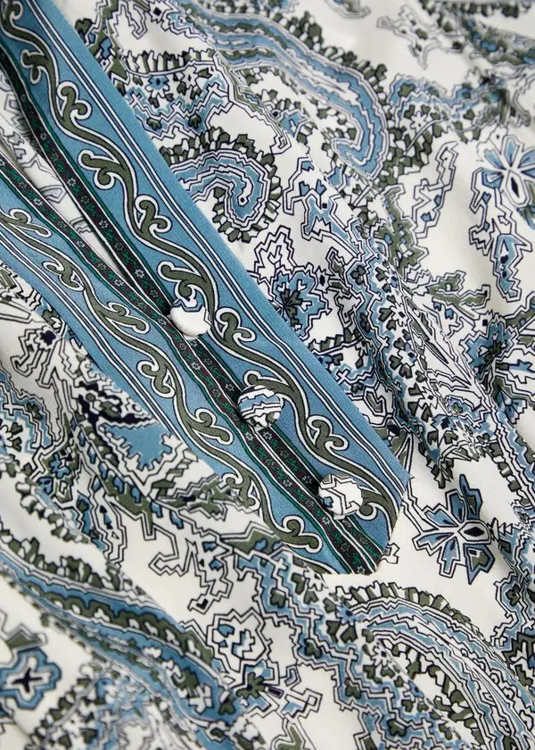Veronica Beard Sama Paisley-print Silk-blend Maxi Dress