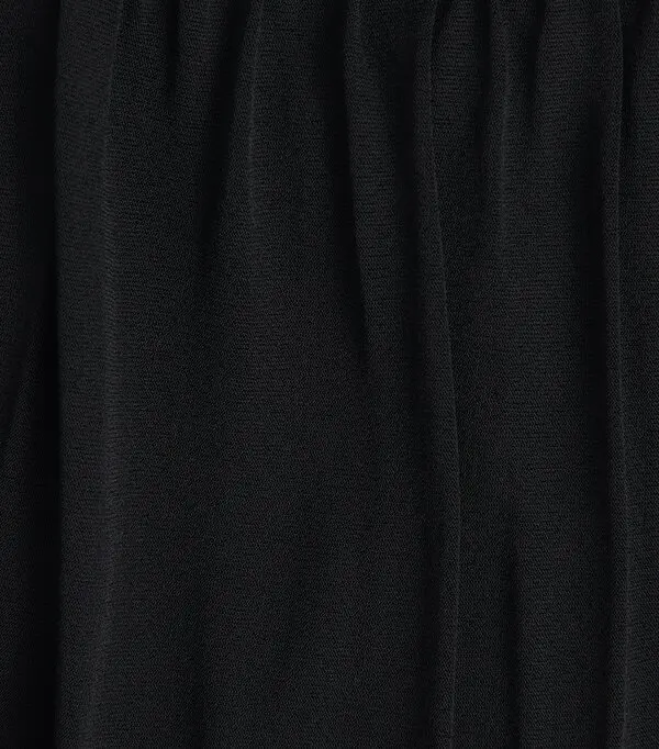 MORE NOIR Chiffon Aria Maxi Skirt - Black