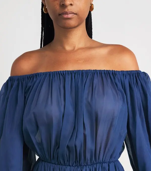 MORE NOIR Beatrice Tiered Maxi Dress