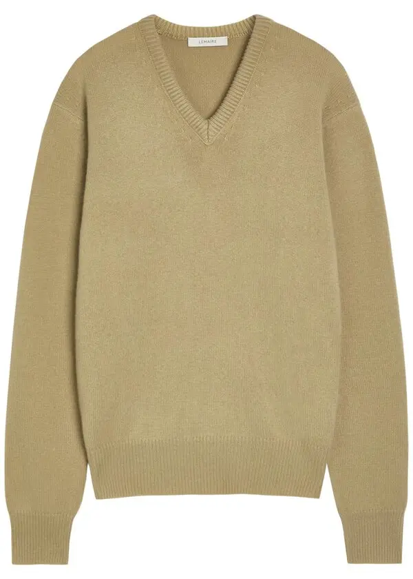LEMAIRE V-neck Cashmere Jumper