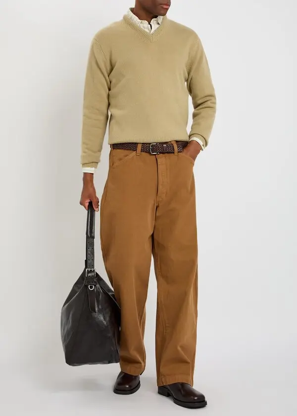 LEMAIRE V-neck Cashmere Jumper