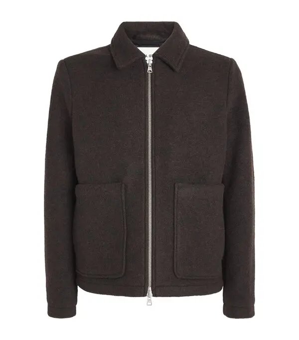 NN.07 Wool-blend Gael Overshirt