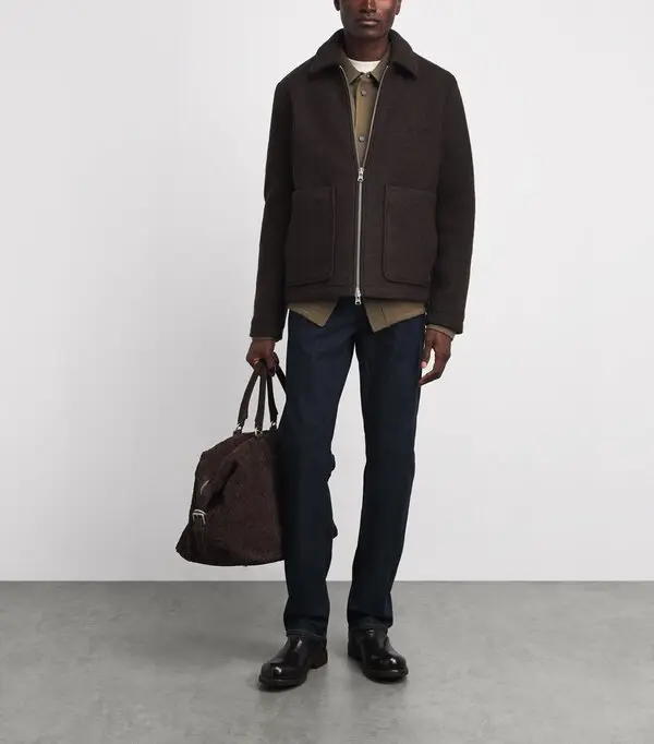 NN.07 Wool-blend Gael Overshirt