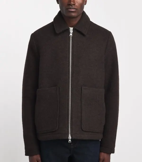 NN.07 Wool-blend Gael Overshirt