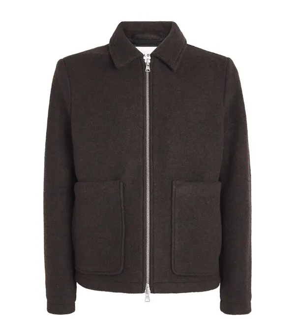 NN.07 Wool-blend Gael Overshirt
