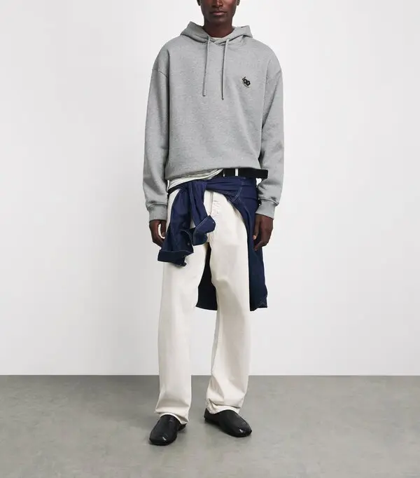 NN.07 Cotton Embroidered Hoodie