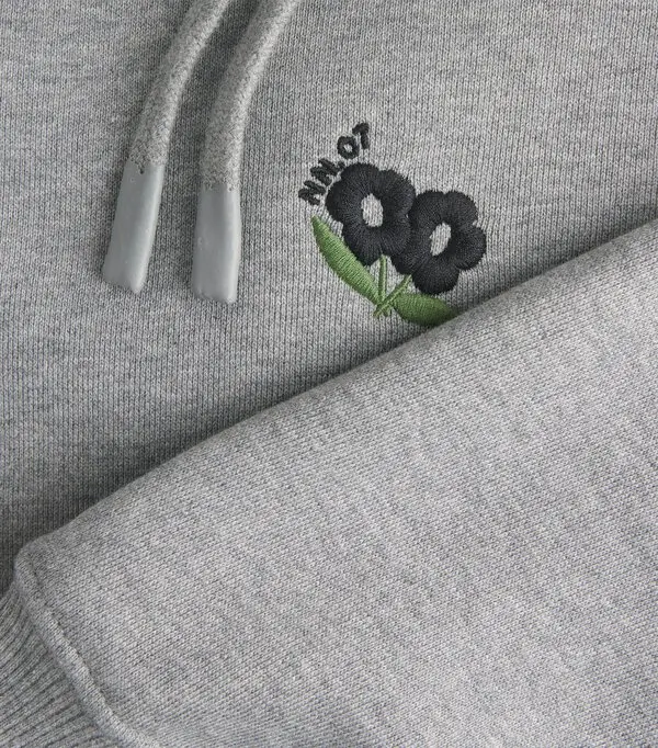 NN.07 Cotton Embroidered Hoodie