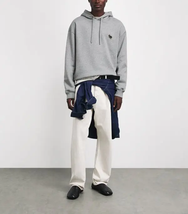NN.07 Cotton Embroidered Hoodie