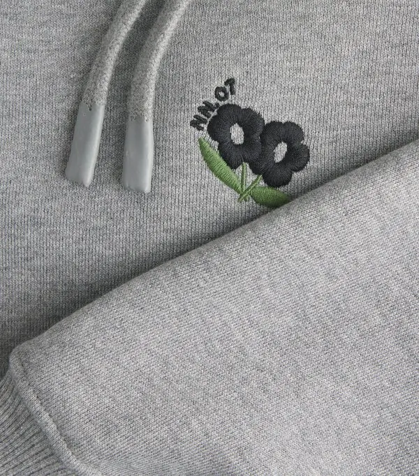 NN.07 Cotton Embroidered Hoodie