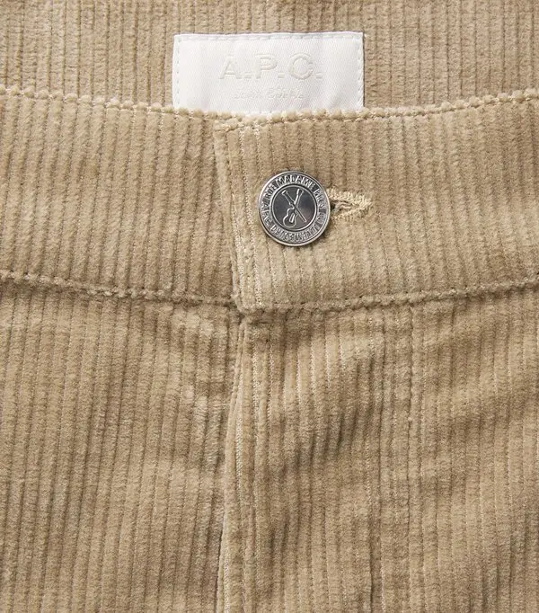 A.p.c. Corduroy Straight Leg Jeans