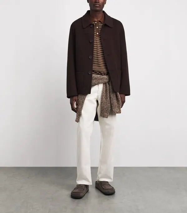 A.p.c. Cotton Stripe Tristan Polo Shirt