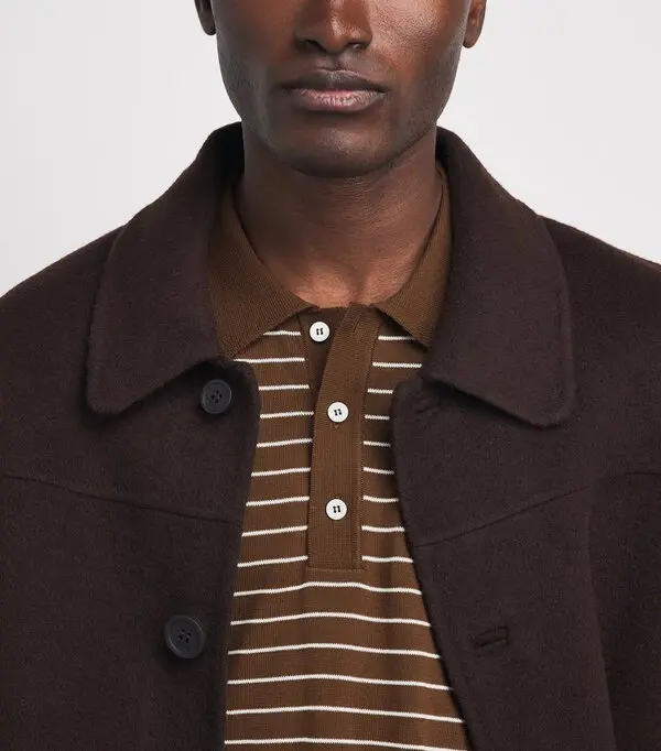 A.p.c. Cotton Stripe Tristan Polo Shirt