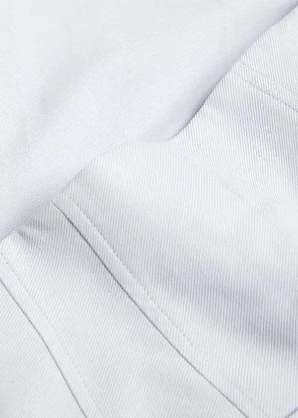 Veronica Beard Cassidee Wide-leg Twill Trousers - Light Blue