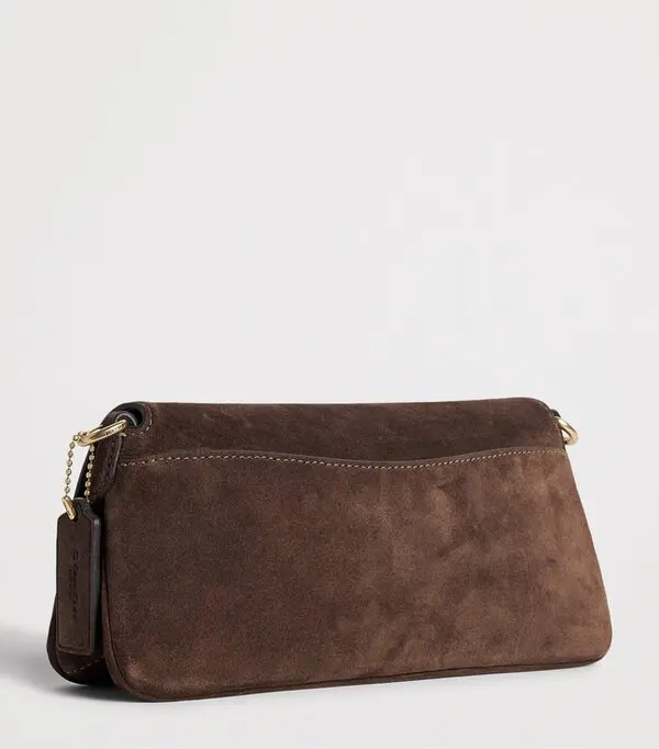 COACH Suede Jet Shoulder Bag