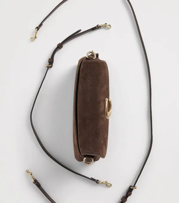 COACH Suede Jet Shoulder Bag