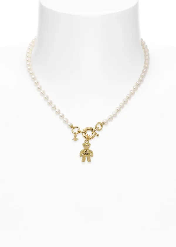 VIVIENNE WESTWOOD Teddy Faux Pearl Necklace