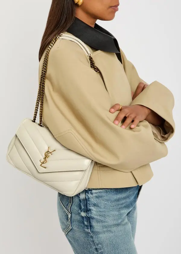 Saint Laurent Loulou Small Quilted Leather Shoulder Bag
