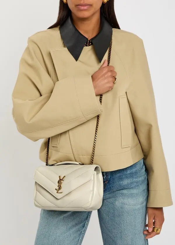 Saint Laurent Loulou Small Quilted Leather Shoulder Bag