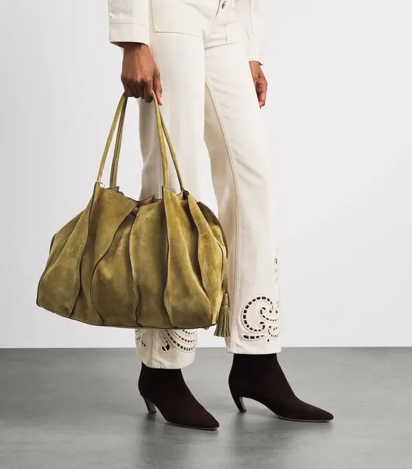 Ulla Johnson Suede Adria Tote Bag