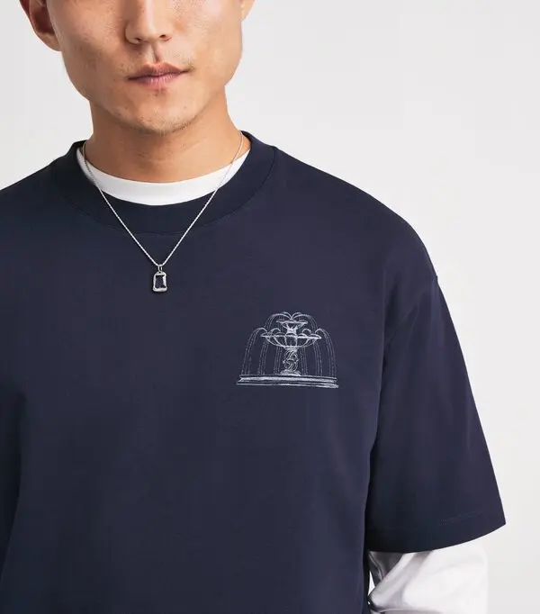 Drole De Monsieur Cotton Fountain T-shirt