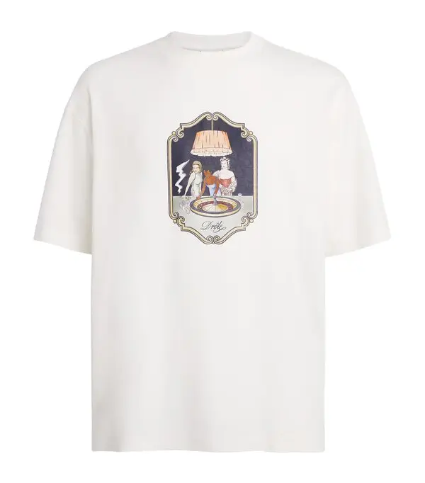 Drole De Monsieur Cotton Casino T-shirt - White