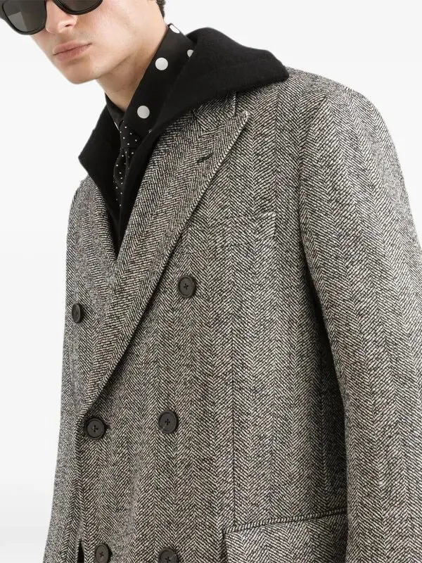 Dolce & Gabbana Wool Double Breasted Coat