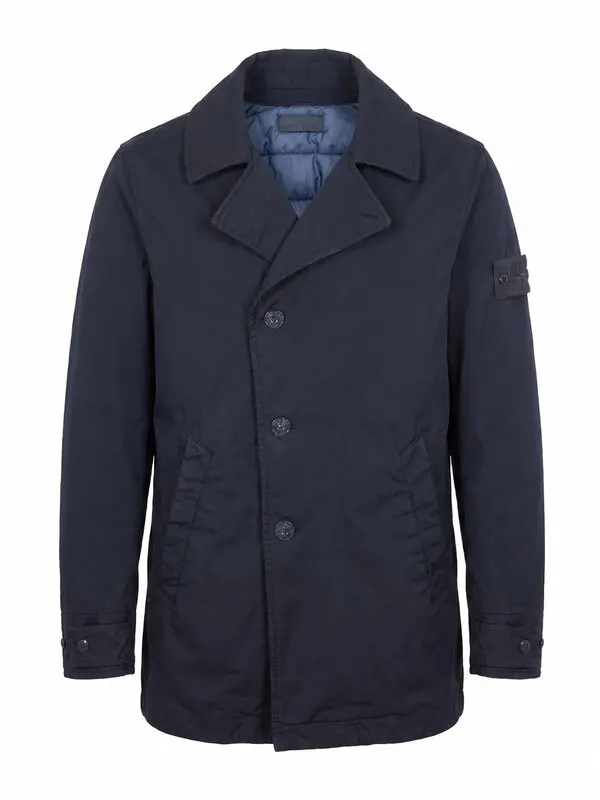 Stone Island David-tc Caban Coat - Multicolor