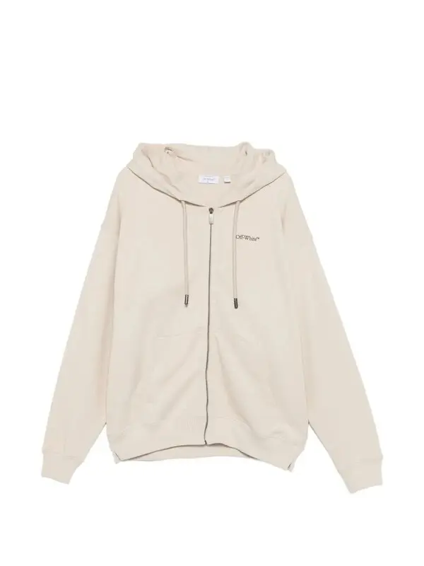 Off-White Half Arrow Skate` Zip Hoodie