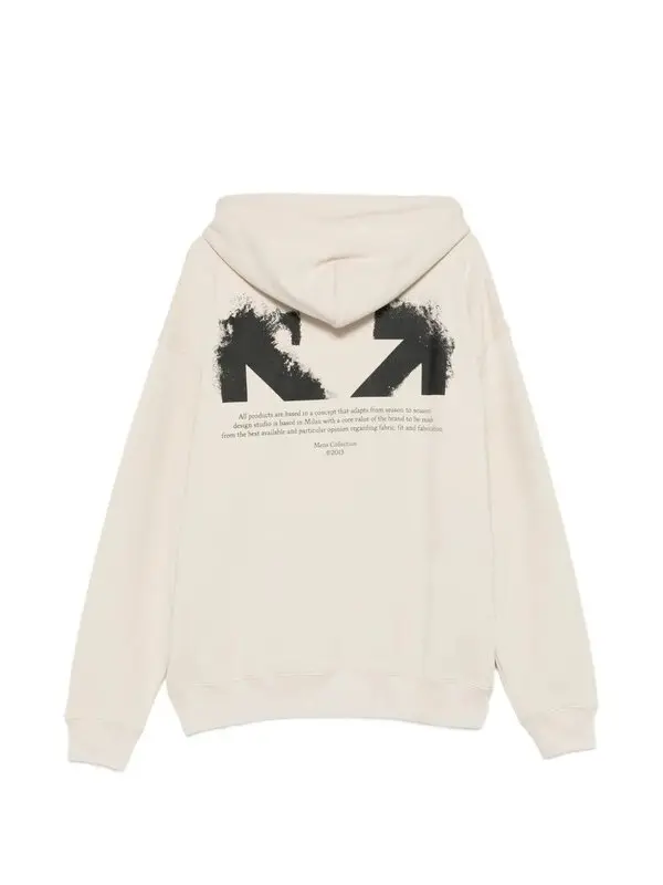 Off-White Half Arrow Skate` Zip Hoodie