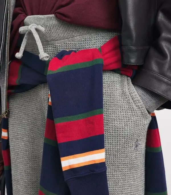 Polo Ralph Lauren Wool-cotton Waffle Knit Sweatpants