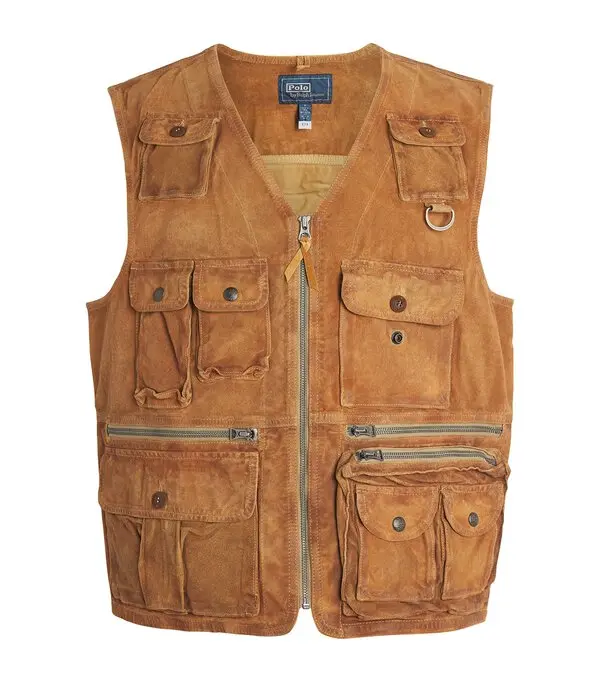 Polo Ralph Lauren Suede Utility Gilet
