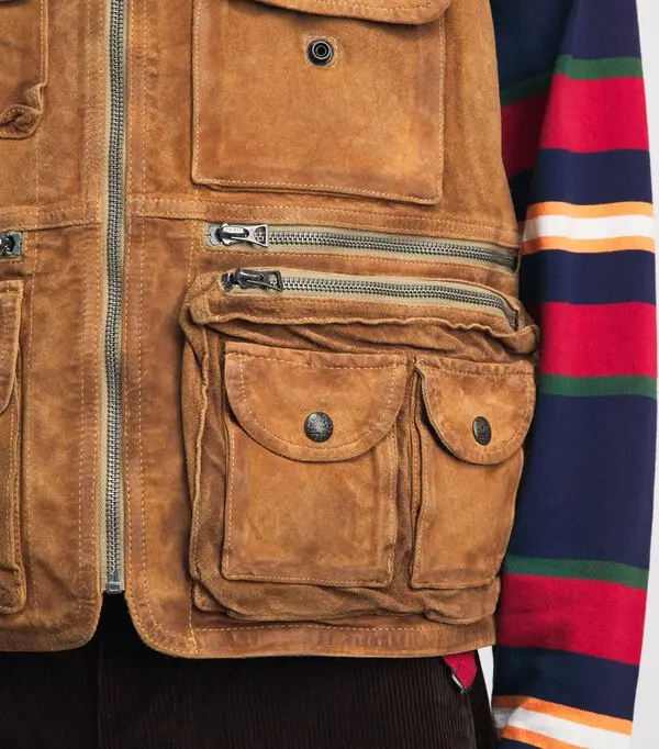 Polo Ralph Lauren Suede Utility Gilet