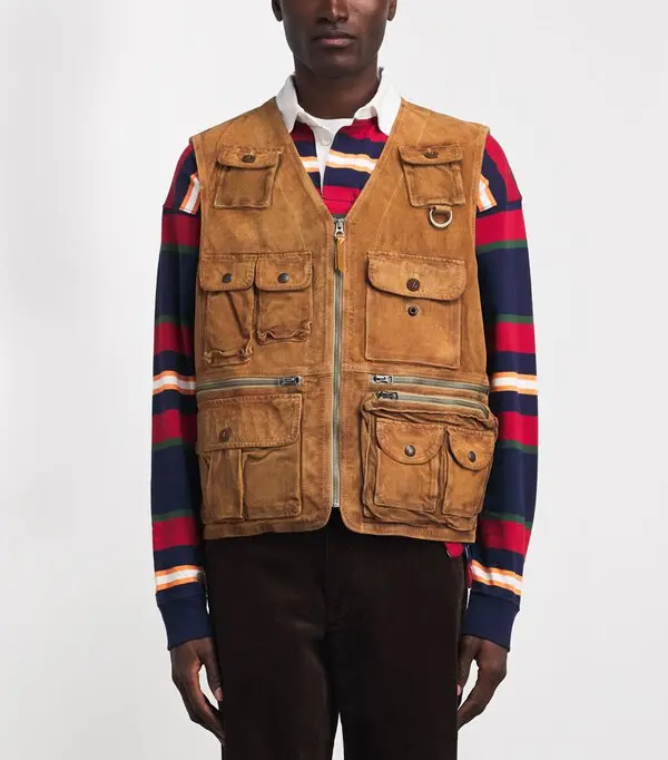 Polo Ralph Lauren Suede Utility Gilet