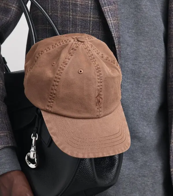 Polo Ralph Lauren Cotton Polo Pony Baseball Cap - Brown