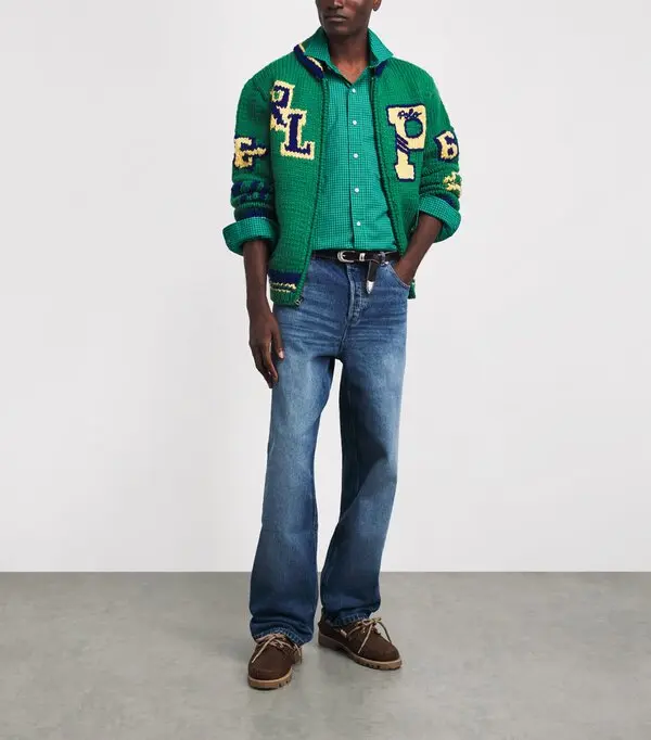 Polo Ralph Lauren Cotton Poplin Check Polo Pony Shirt
