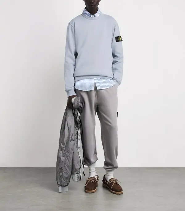 Stone Island Cotton Compass Sweatshirt