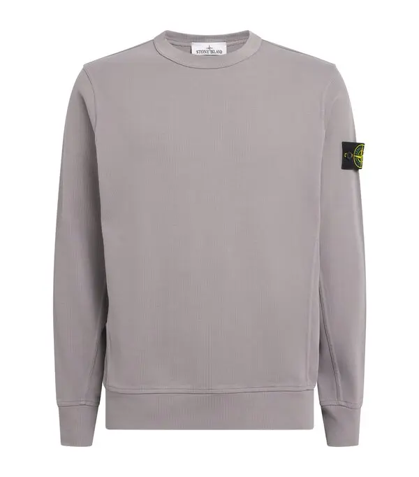 Stone Island Rib-knit Crewneck Sweatshirt