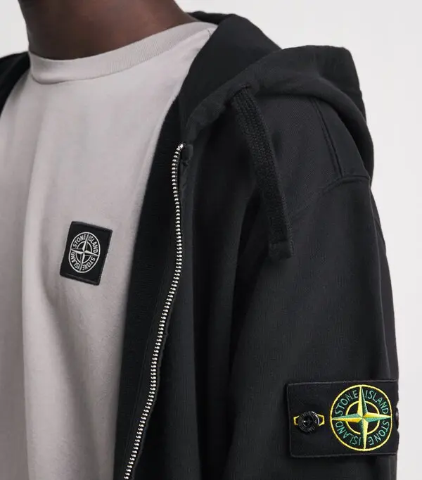 Stone Island Organic Cotton Compass Hoodie