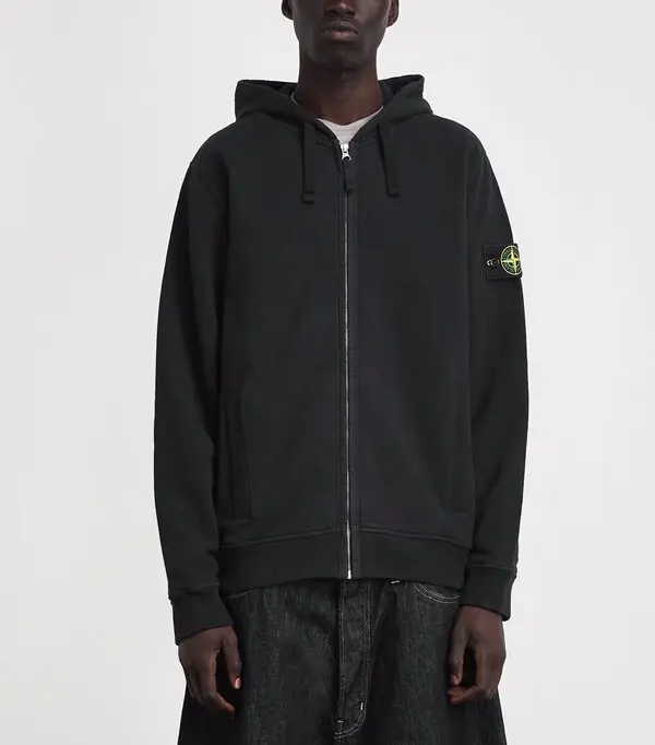 Stone Island Organic Cotton Compass Hoodie