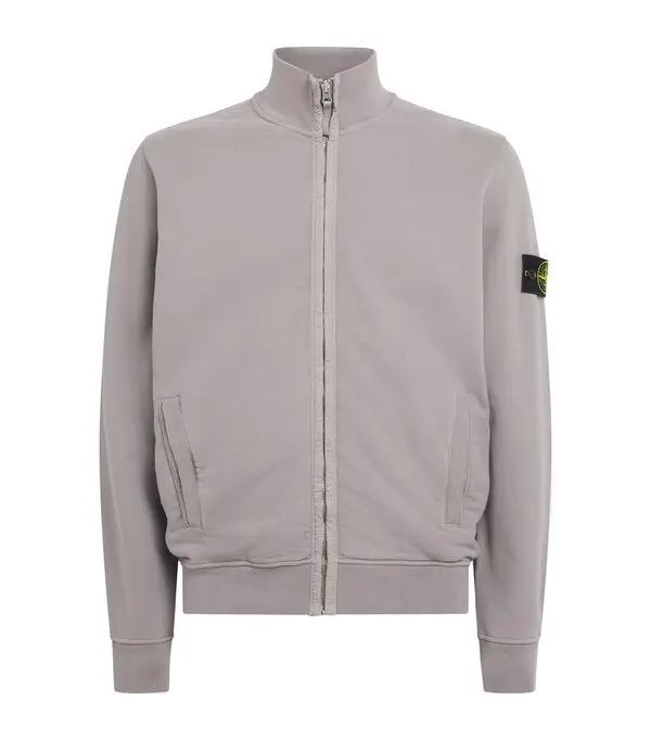 Stone Island Organic Cotton Track Jacket - Grey
