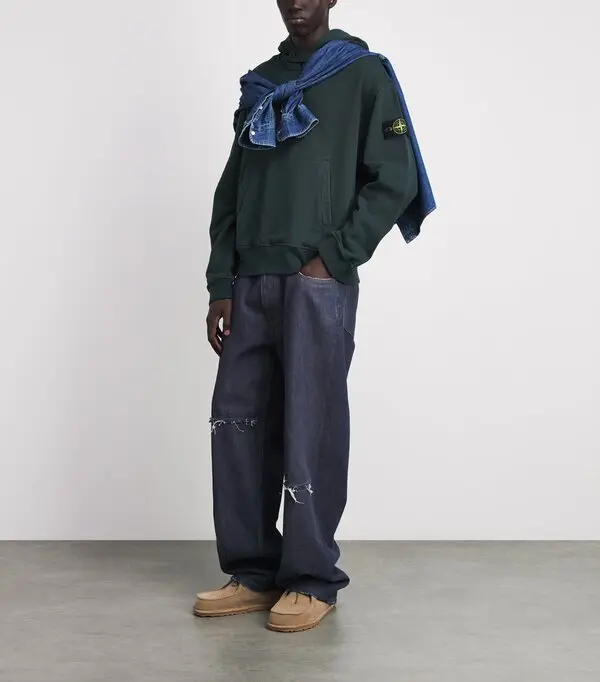 Stone Island Organic Cotton Compass Hoodie