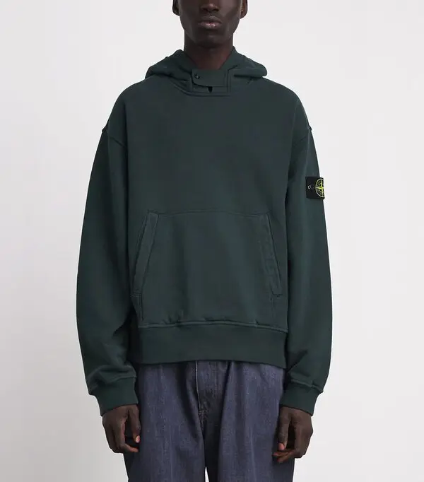 Stone Island Organic Cotton Compass Hoodie