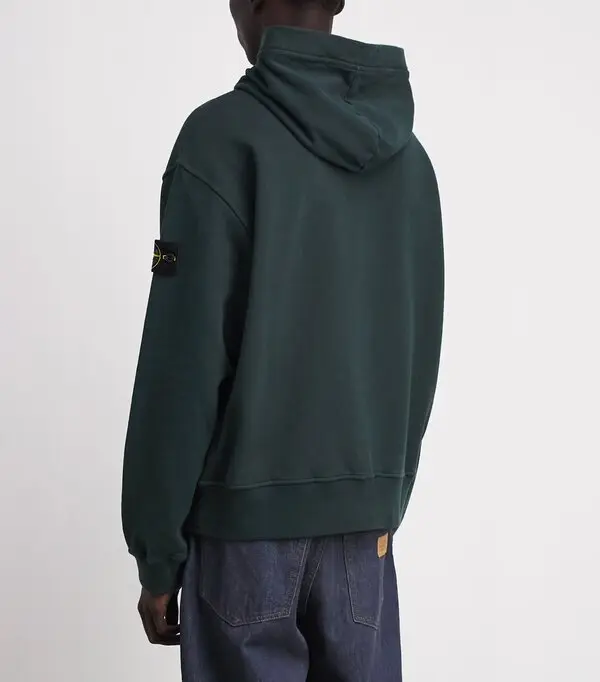 Stone Island Organic Cotton Compass Hoodie