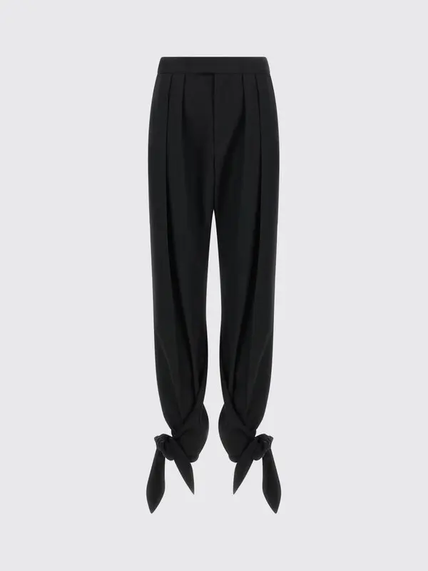 Chloé High-waisted Wide-leg Wool-blend Tailored Trousers