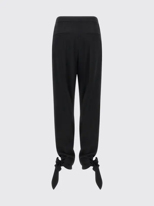 Chloé High-waisted Wide-leg Wool-blend Tailored Trousers