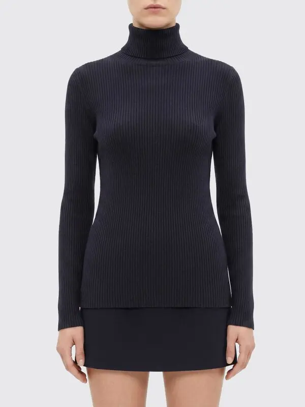 Fabiana Filippi Wool, Silk, And Cashmere Turtleneck Jumper - Blue